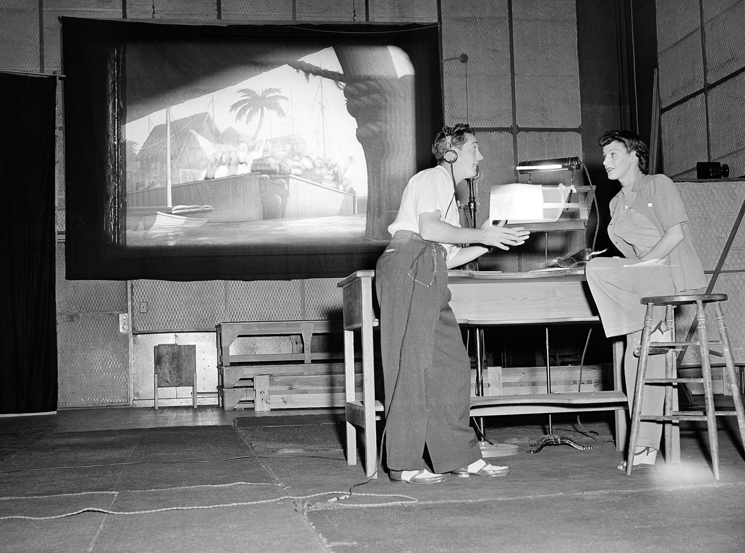Voices for the movie cartoon characters “Popeye” and “Olive Oyl”, Jack ... Voices for the movie cartoon characters “Popeye” and “Olive Oyl”, Jack ...