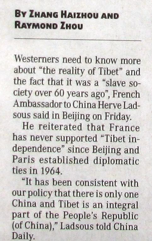 That tricky old language barrier (China, Tibet, and France) - The Atlantic