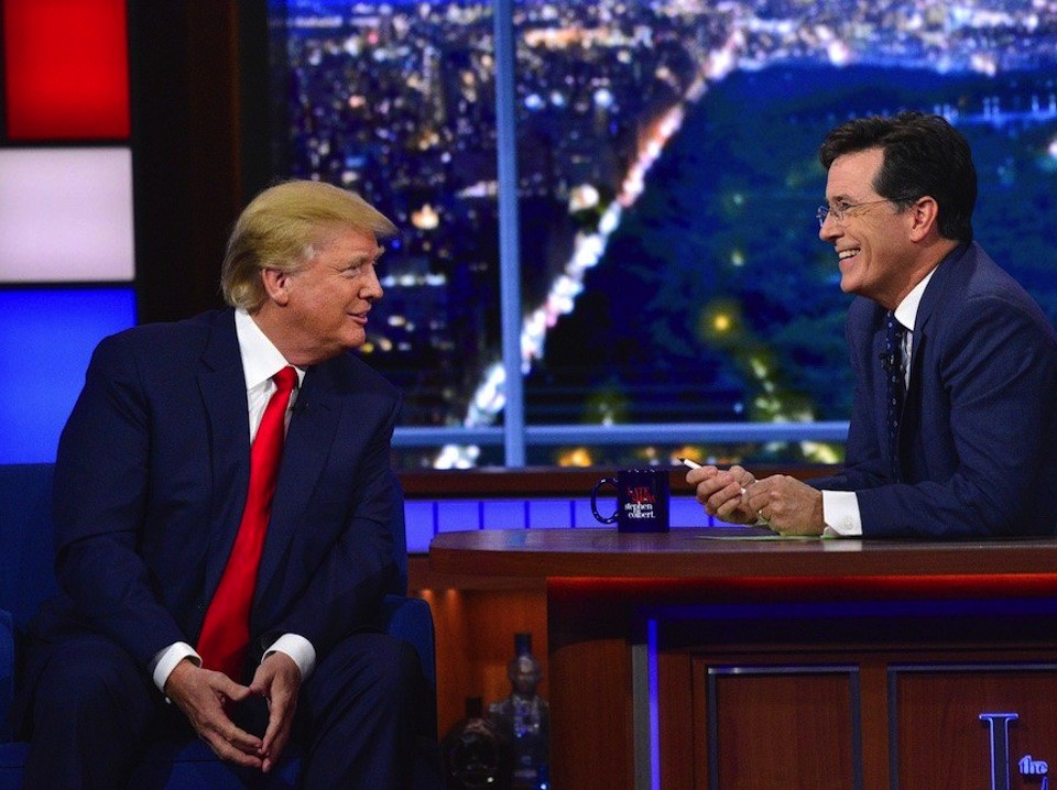 How Donald Trump Beat Stephen Colbert at His Own Game on 'The Late Show ...