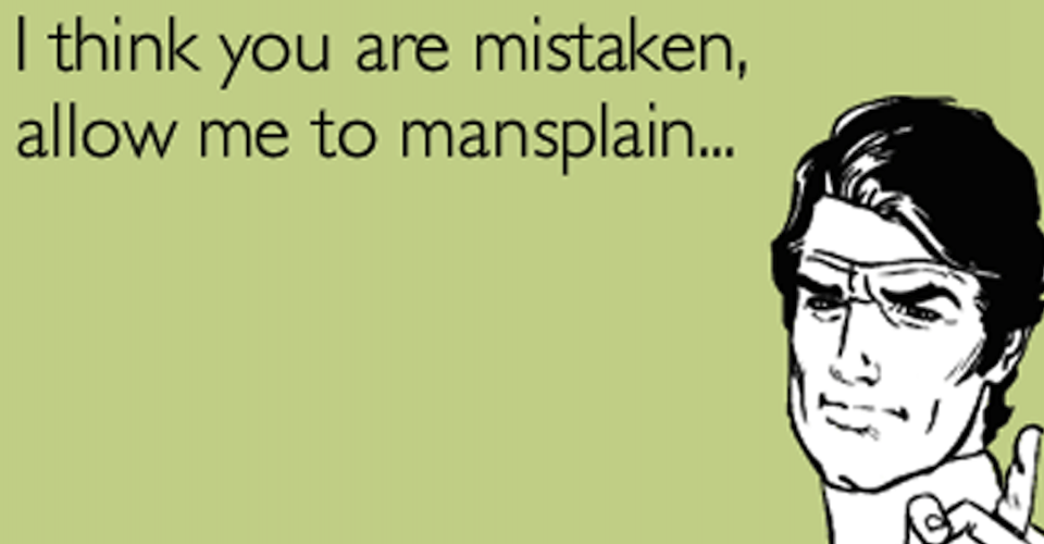 A Cultural History of Mansplaining - The Atlantic