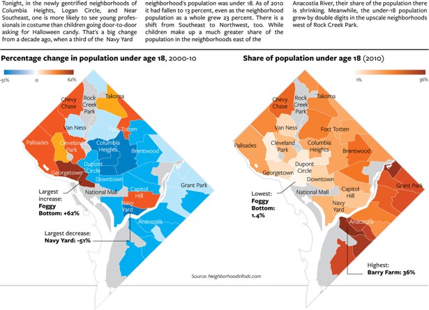 Mapping How Gentrification Is Changing Halloween in D.C. - The Atlantic