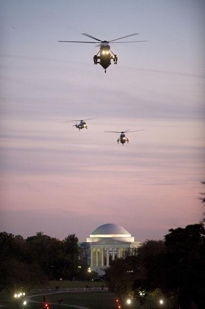 Photos: Marine One Flies Around the Country - and Around the World ...
