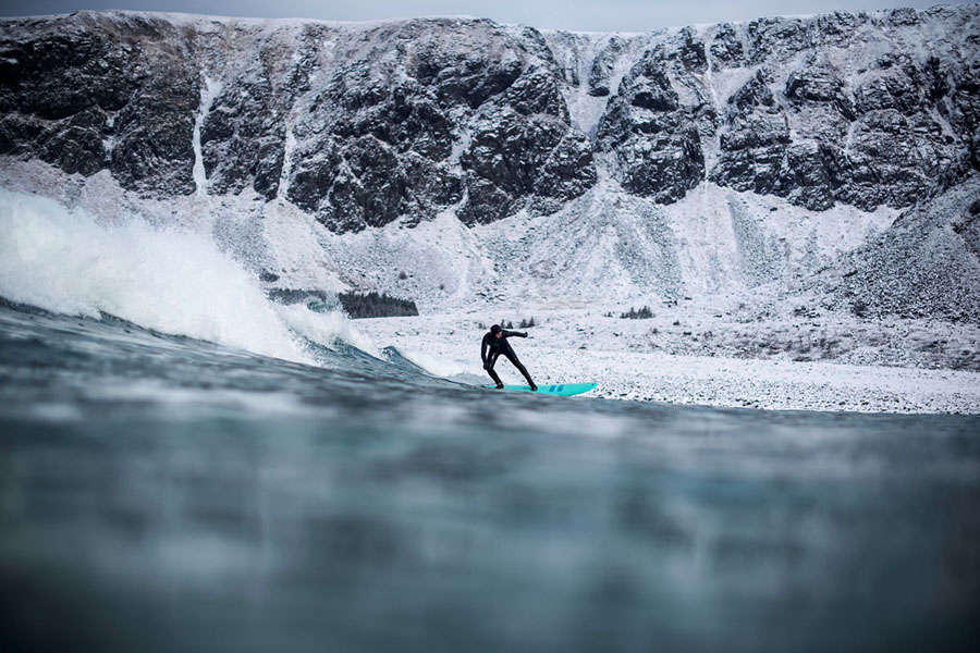 Photos: Surfing Norway in Sub-Zero Temperatures - The Atlantic