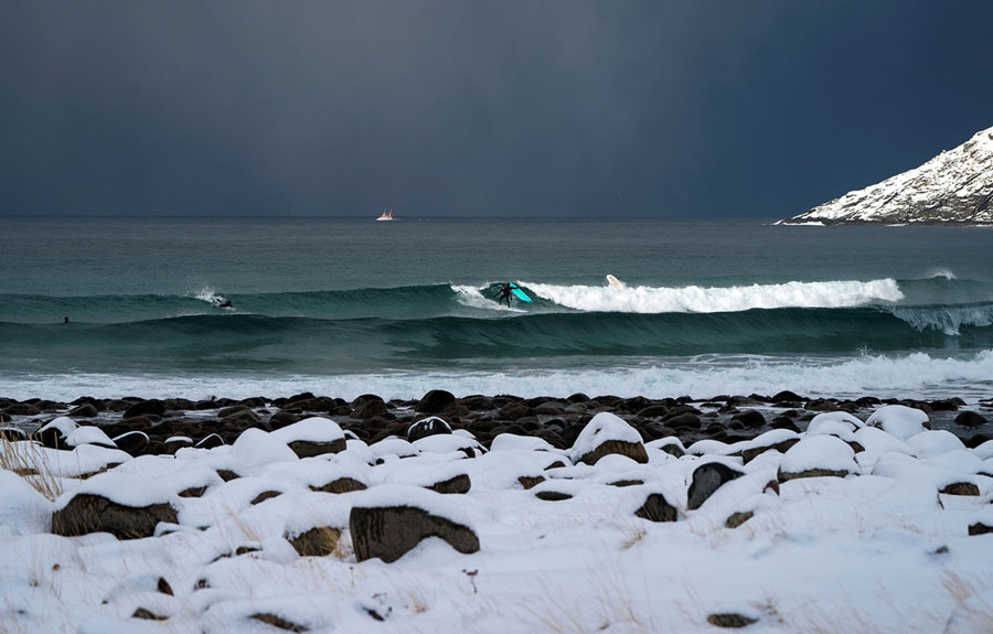 Photos: Surfing Norway in Sub-Zero Temperatures - The Atlantic