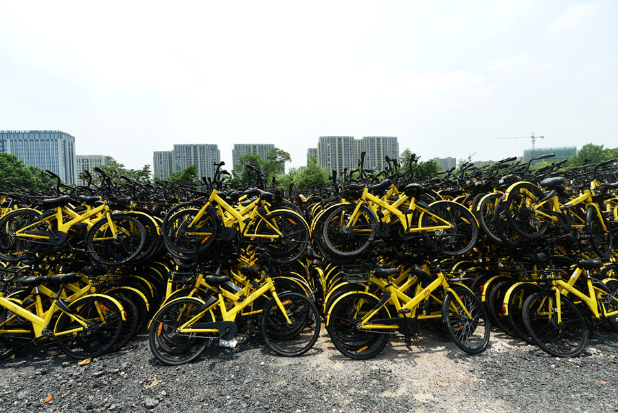 China Still Sorting Through Its Bike-Share Graveyards - The Atlantic