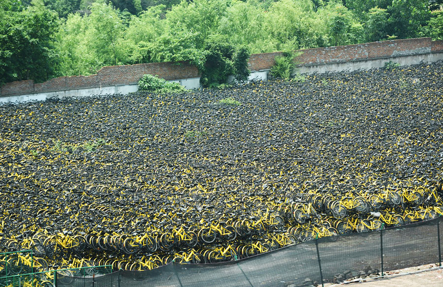 China Still Sorting Through Its Bike-Share Graveyards - The Atlantic