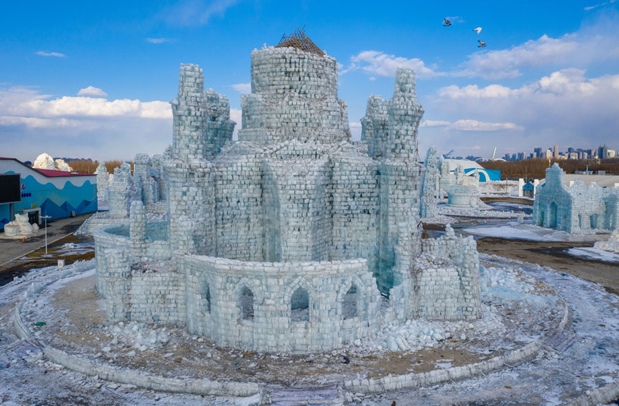 The Temporary Ruins of Harbin’s Melting Ice Sculptures - The Atlantic