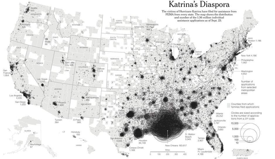 8 Maps of Displacement and Return in New Orleans After Katrina - CityLab