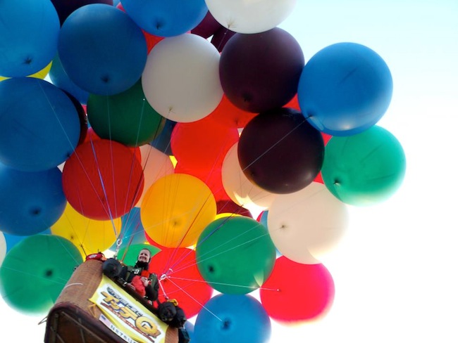 Area Man Attempts To Cross The Atlantic Using Nothing But Helium Balloons The Atlantic