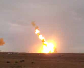 Crazy Video of the Russian Rocket Exploding Over Kazakhstan - The Atlantic