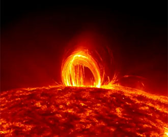 NASA Releases Stunning Video of 'Fiery Looping Rain on the Sun' - The ...