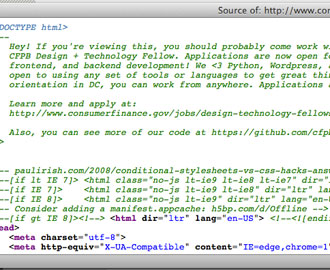 Government Agency Recruits Via the Source Code of Its Web Page - The ...