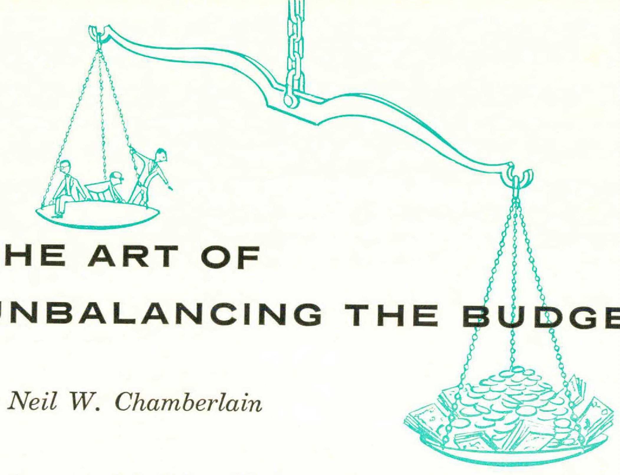 The Art of Unbalancing the Budget - The Atlantic