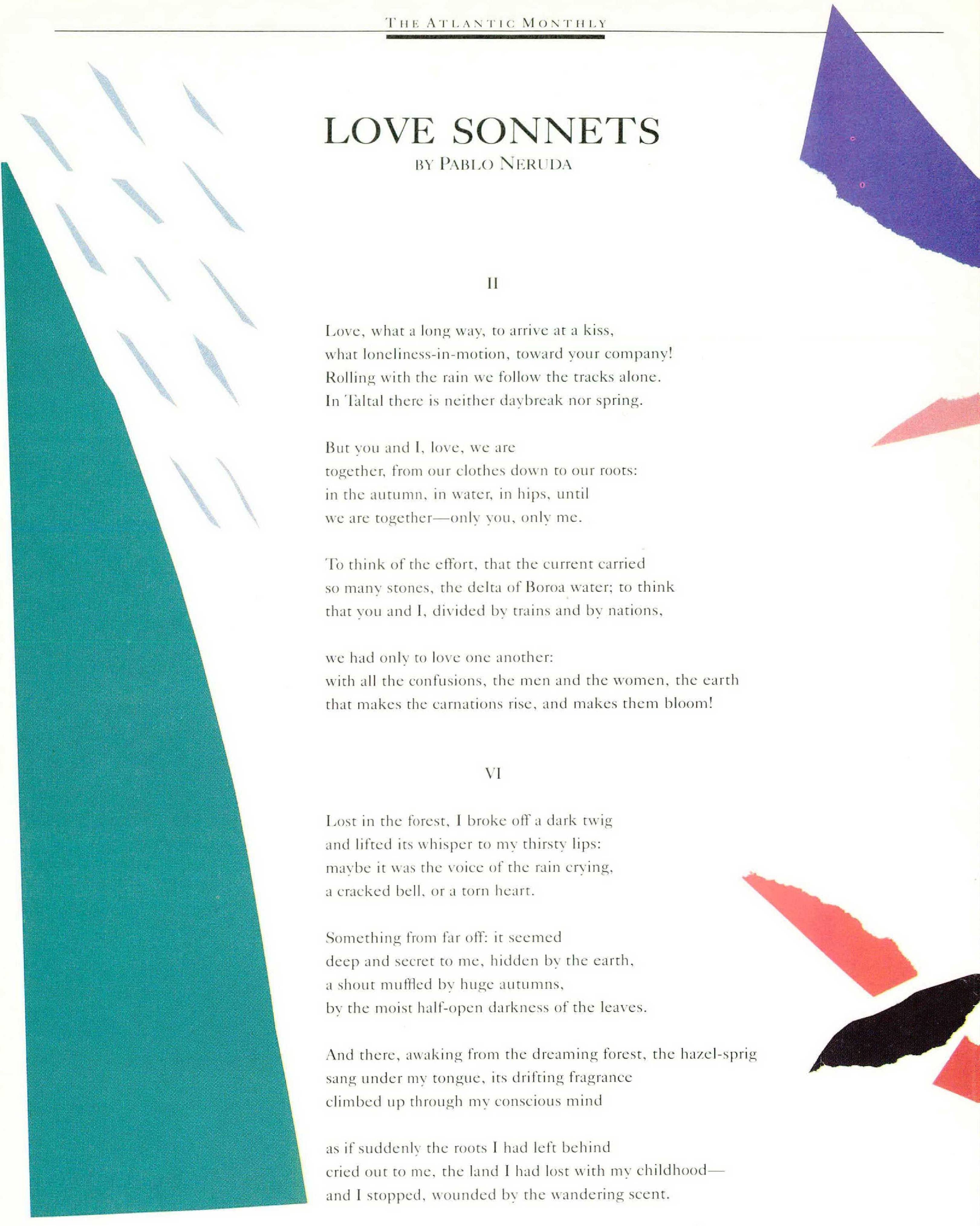 Love Sonnets - The Atlantic