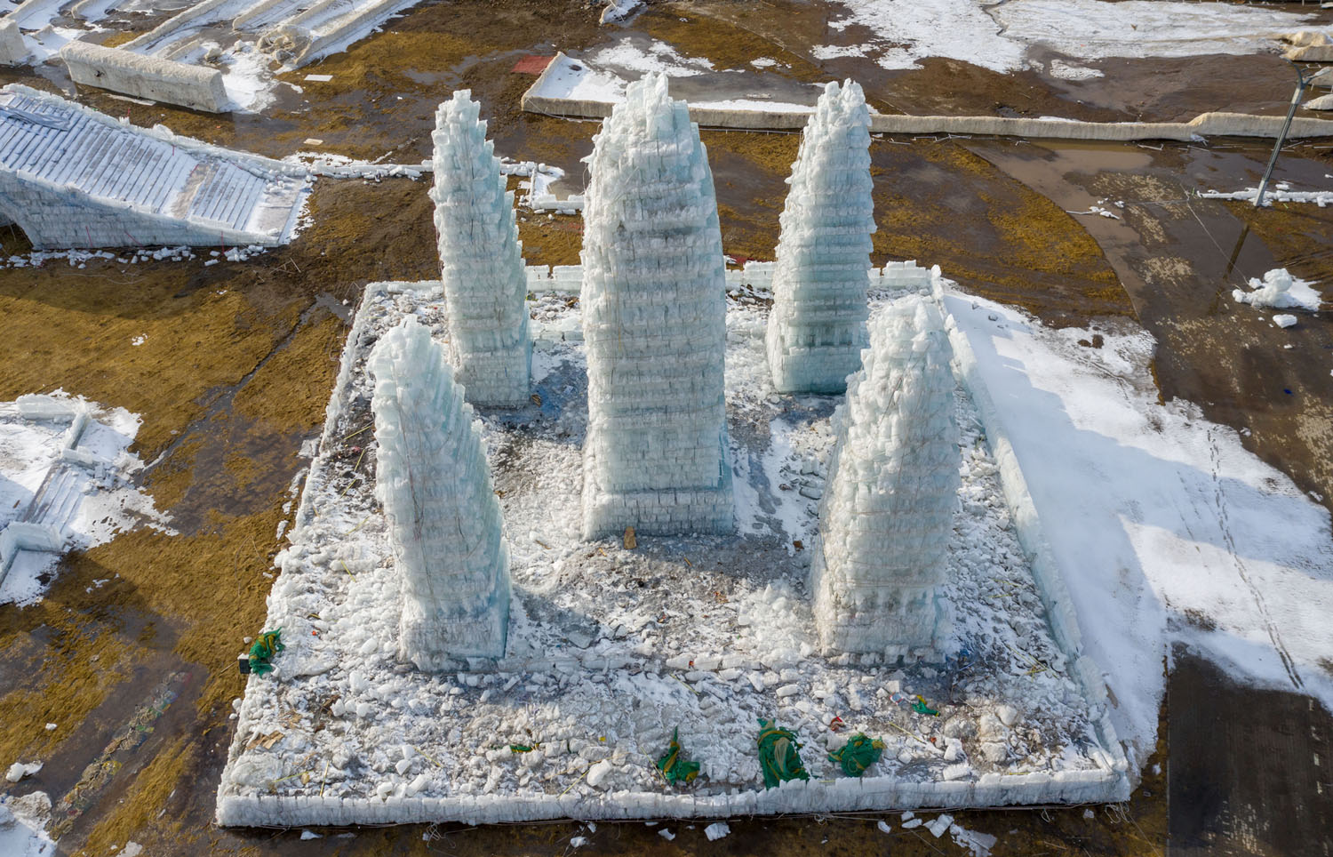 Melting Ice Sculpture