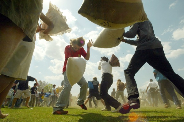 The 43-Country Pillow War: Photos From Pillow-Fight Day - The Atlantic
