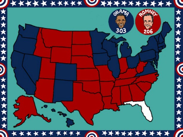 The 2012 Election Results: Obama's Win in 1 Map - The Atlantic