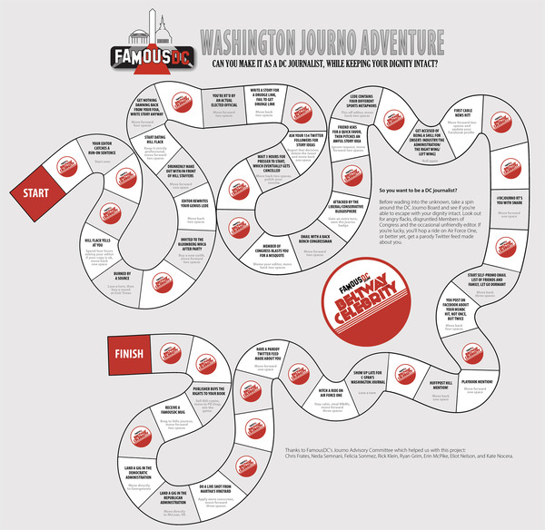 Picture of the Day: The D.C. Journalist Board Game - The Atlantic