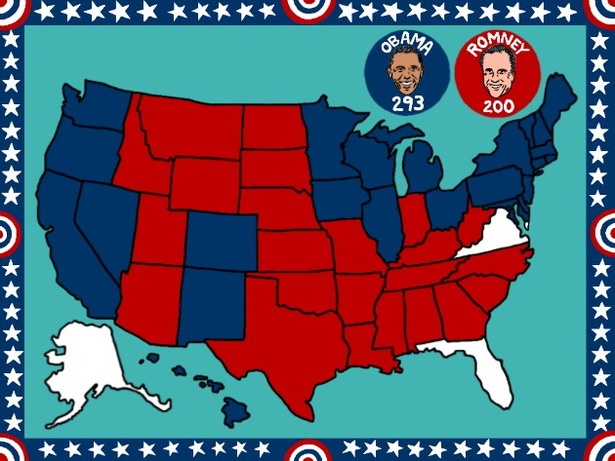 The 2012 Election Results: Obama's Win in 1 Map - The Atlantic