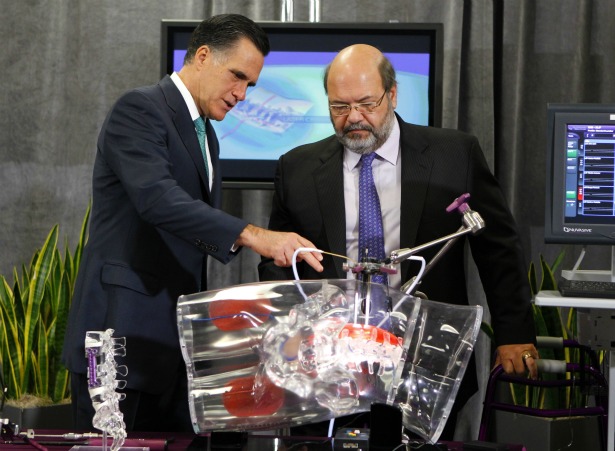 Picture of the Day: Mitt Romney Looking at Things - The Atlantic
