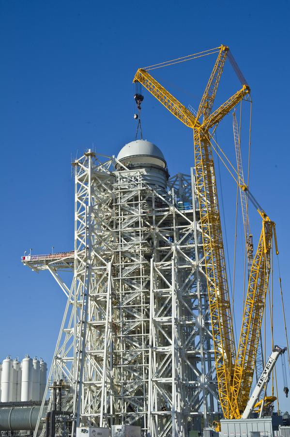 Picture of the Day: NASA's A-3 Test Stand at Stennis Tops Out - The ...