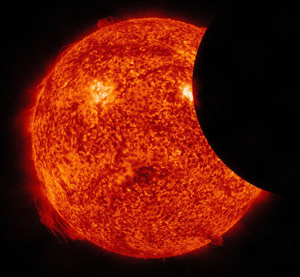 Picture of the Day: A Partial Eclipse of the Sun (From a NASA Satellite ...