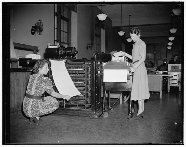 Picture of the Day: The Machines (and Humans) That Tabulated the 1940 ...