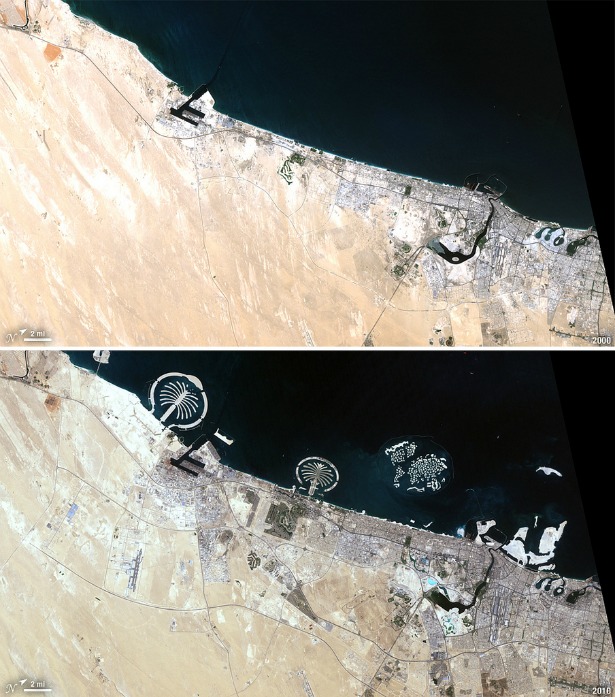 Earth From Space: A Decade of Development in Dubai - The Atlantic