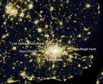 Earth from Space: London and the Olympic Sites - The Atlantic