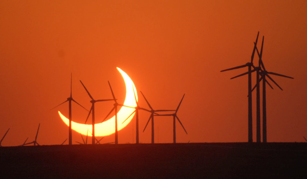 Eclipse and Windmills - The Atlantic
