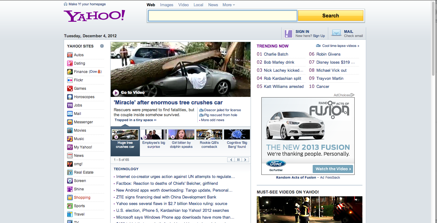 Here's What the New Yahoo Homepage Might Look Like - The Atlantic