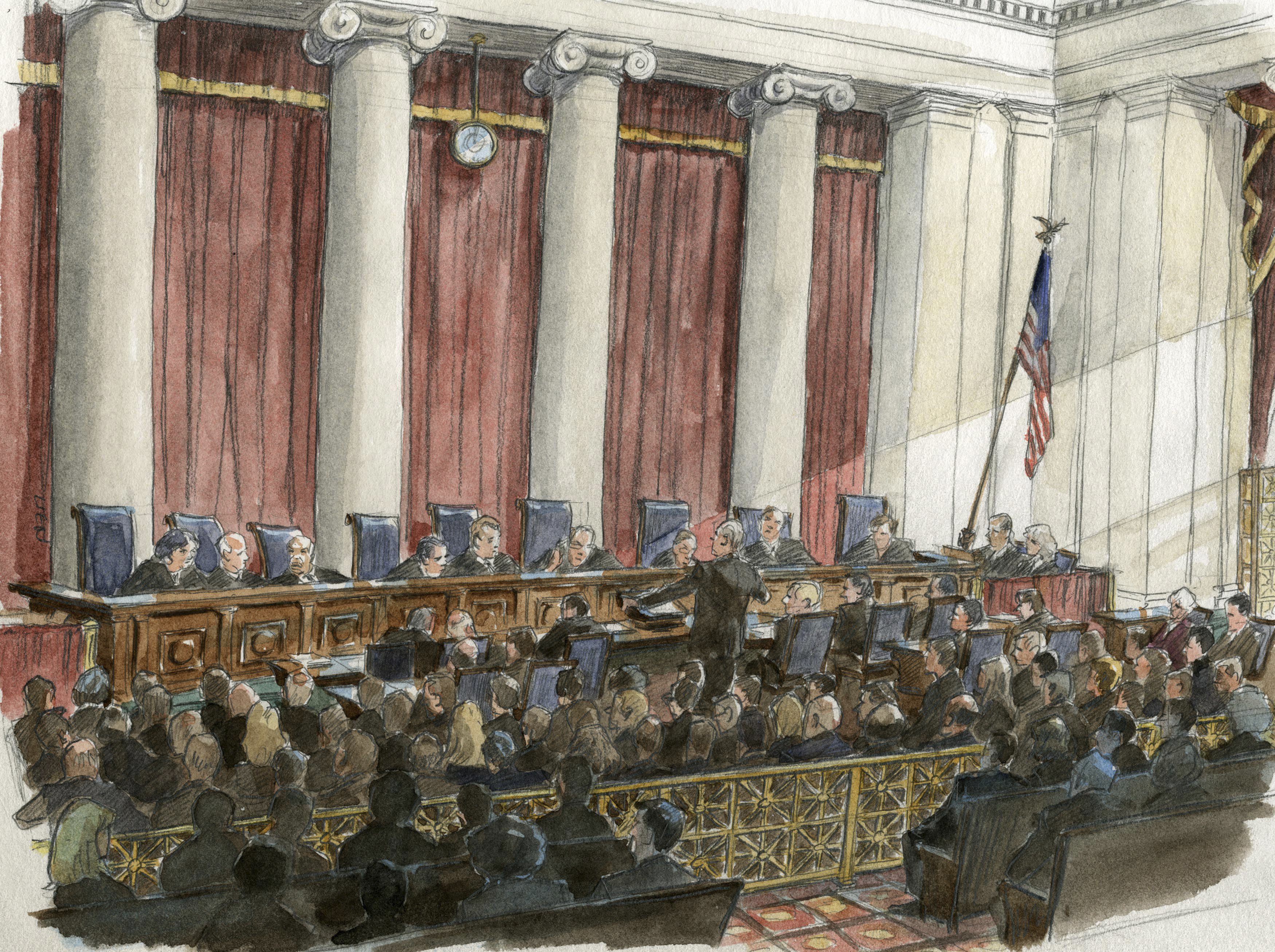 The Man Who Draws the Supreme Court - The Atlantic