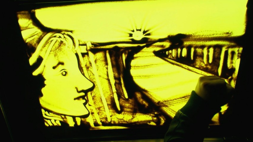 Marcus Winter, An Artist Who Paints With Sand and Light - The Atlantic