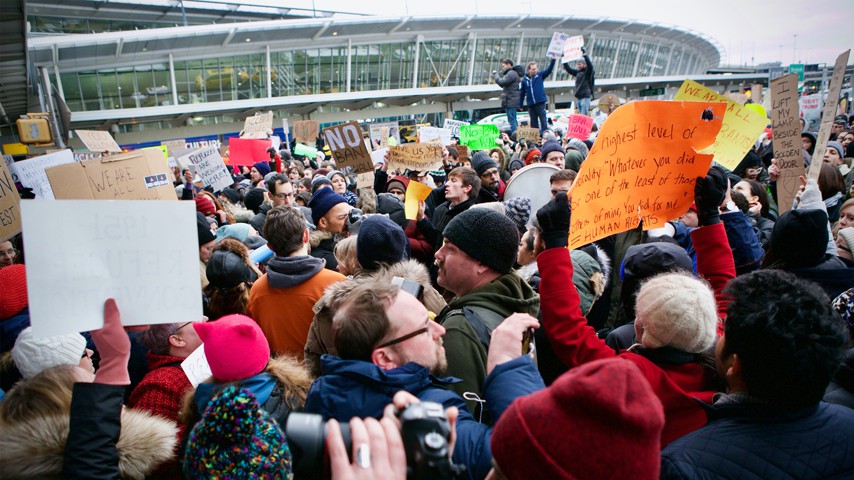 On the Eighth Day, There Were Airport Protests: JFK After the Travel ...