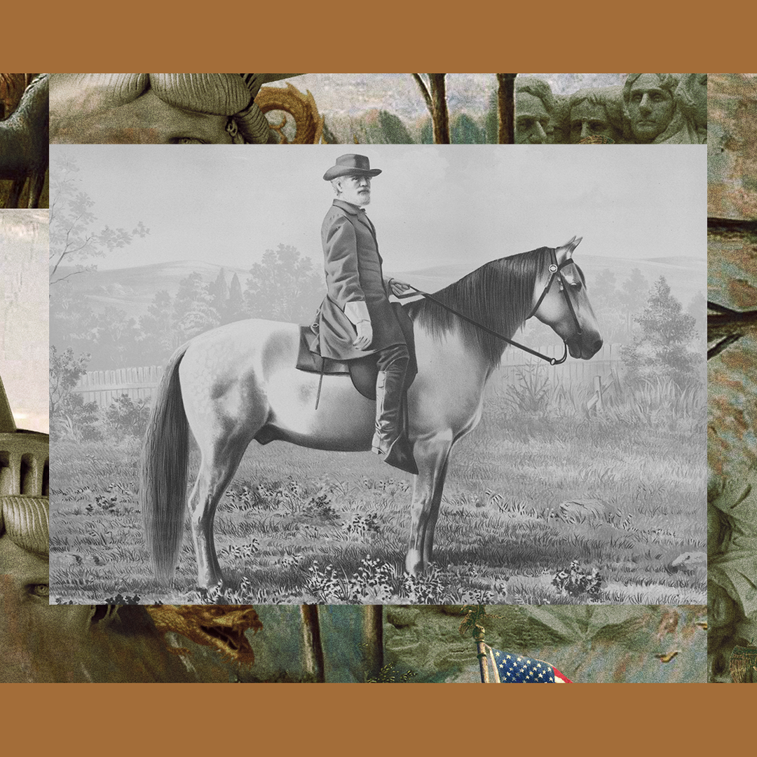 robert e lee on horseback