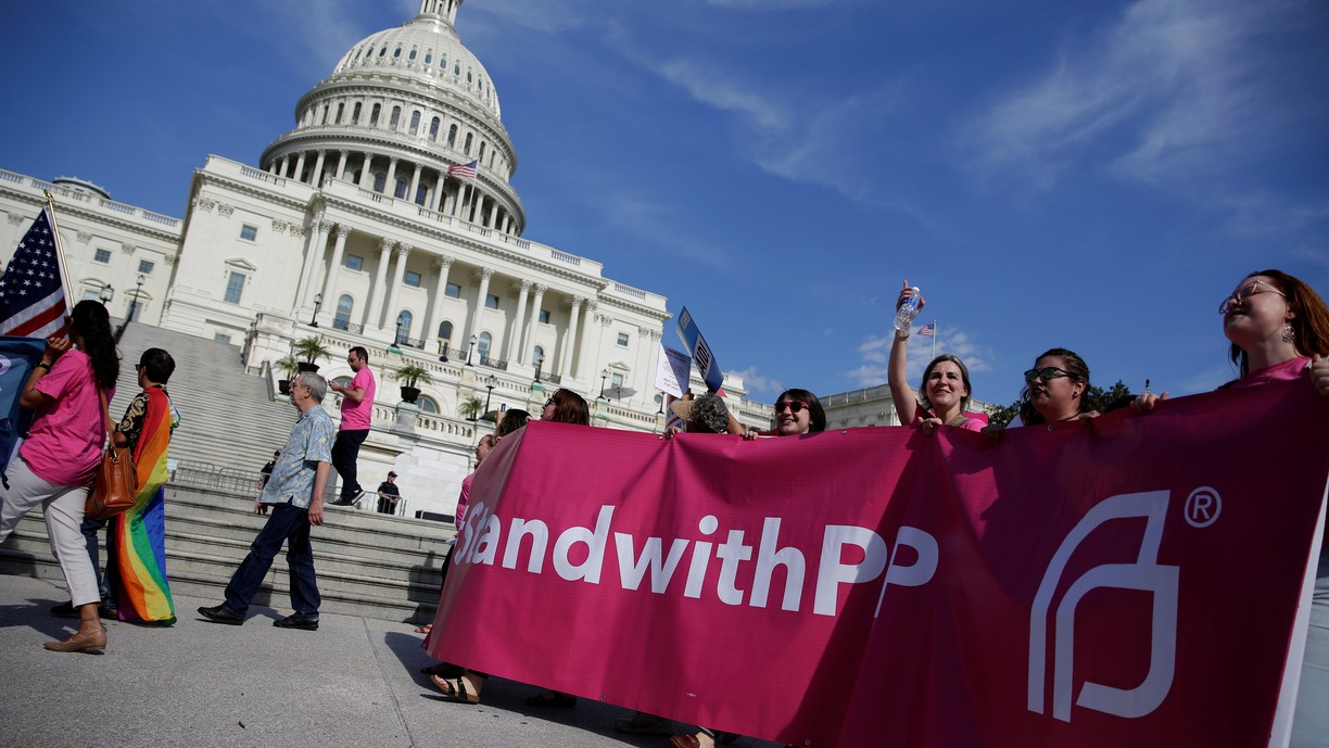 Planned Parenthood Supporters March on the Capitol to Protest the ...