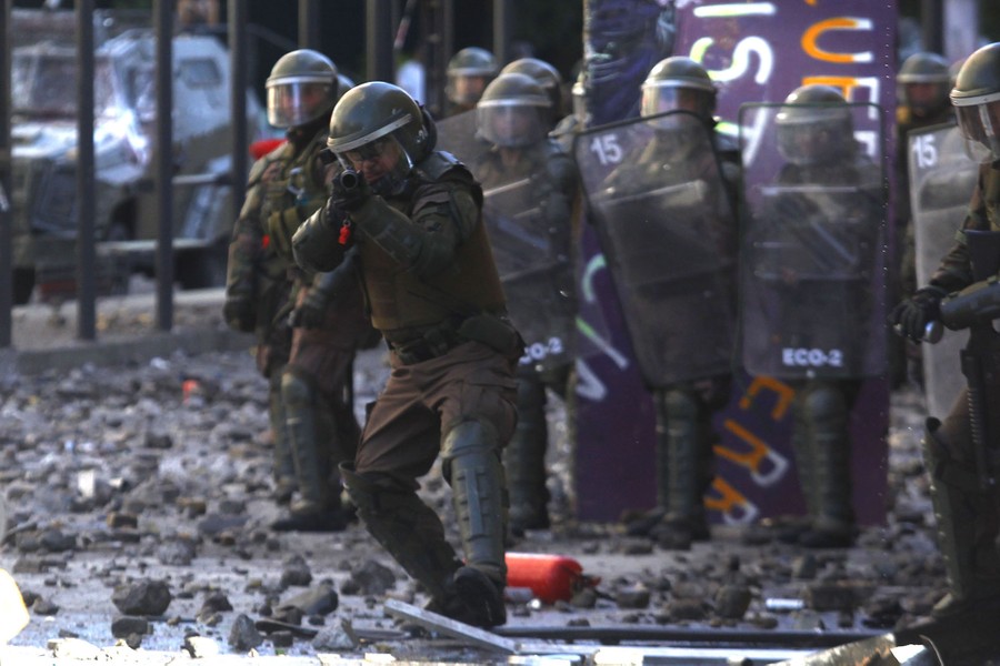 Photos: Protests Erupt Across Chile - The Atlantic