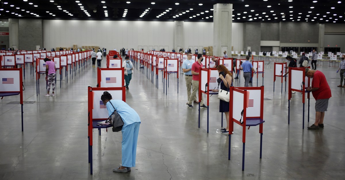 Voting During the Pandemic Is Pretty Safe - The Atlantic