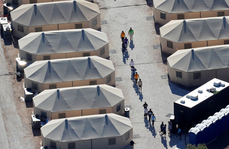 A Tent City for Children Detained at the Border: Photos - The Atlantic