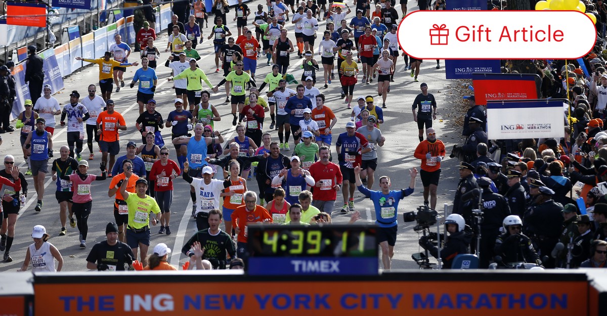 marathon running article