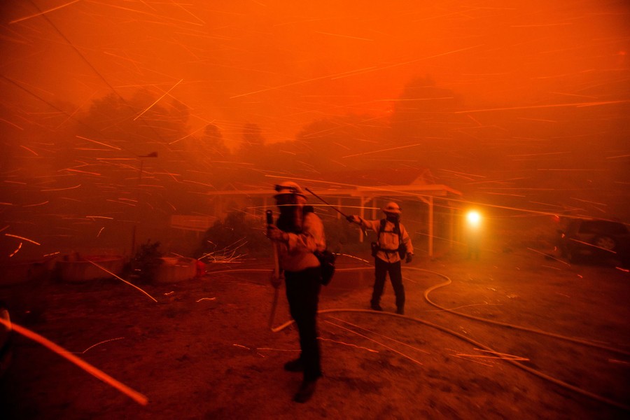 Photos: California’s Fast-Moving Lake Fire - The Atlantic