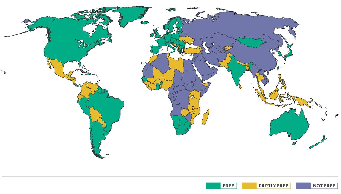 Report: Global Freedom Has Been Declining for Nearly a Decade - The ...