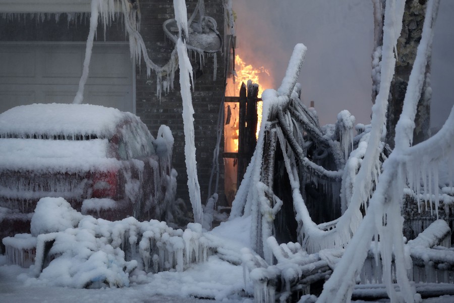 Photos of the Week: Bomb Cyclone, Giant Gorilla, Legal Marijuana - The ...