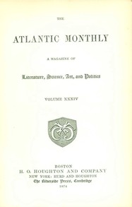 December 1874 Issue - The Atlantic