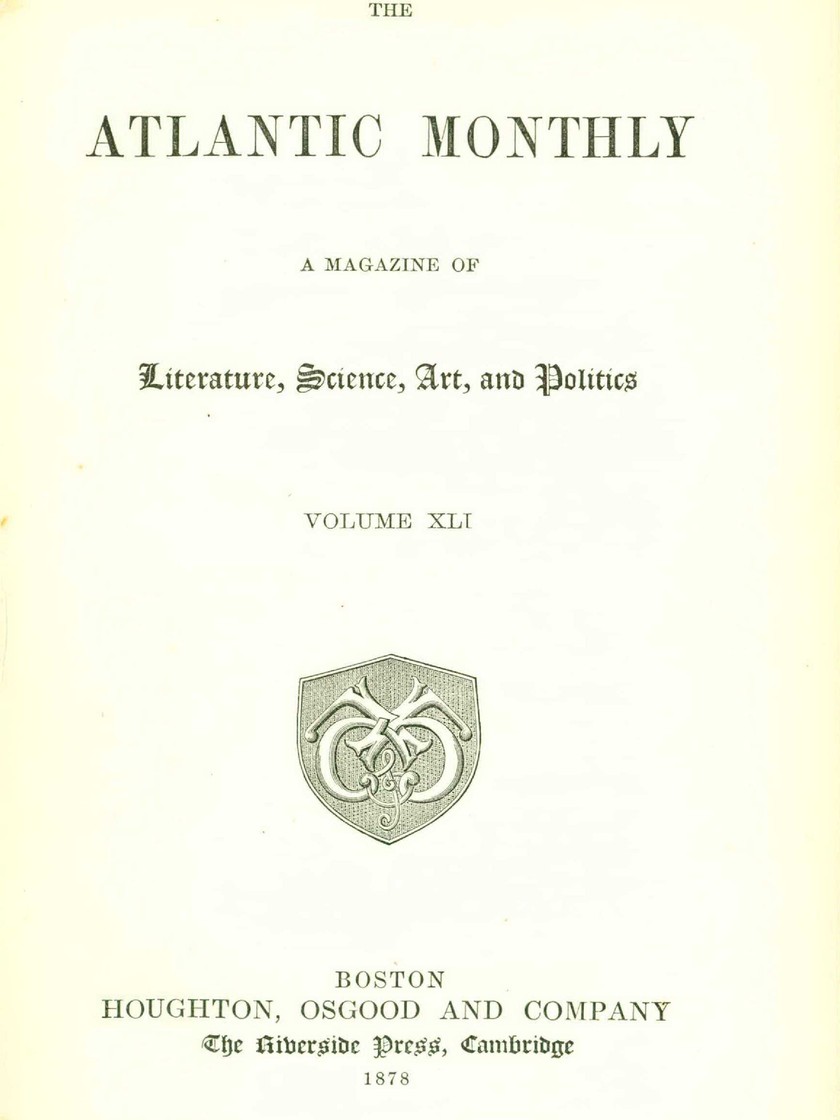 March 1878 Issue - The Atlantic