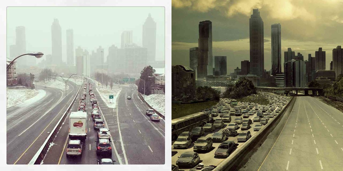 Snowpocalypse in Atlanta and The Walking Dead - The Atlantic