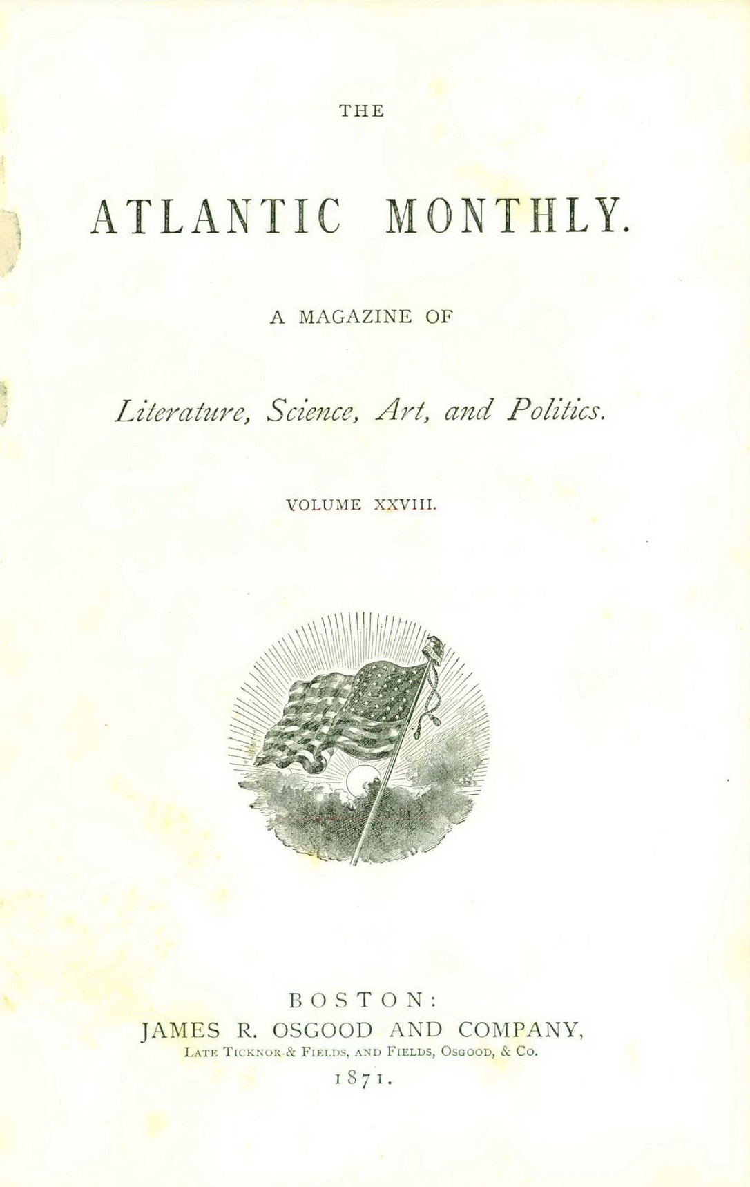 December 1871 Issue - The Atlantic