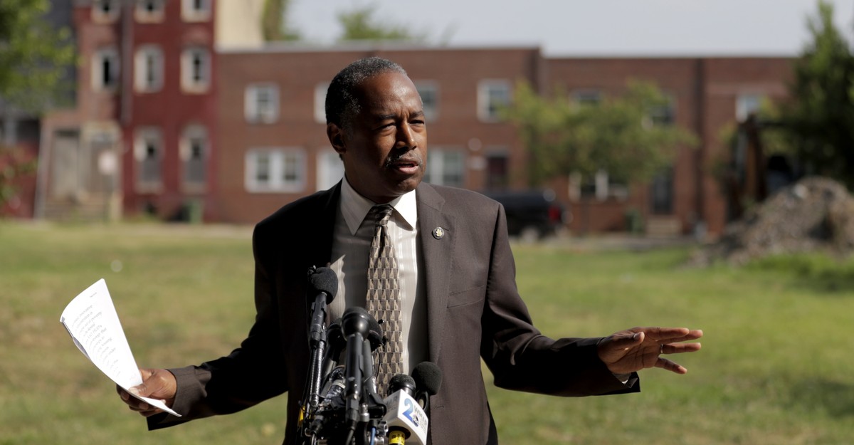 Ben Carson Visited Baltimore Amid Trump Attacks - The Atlantic