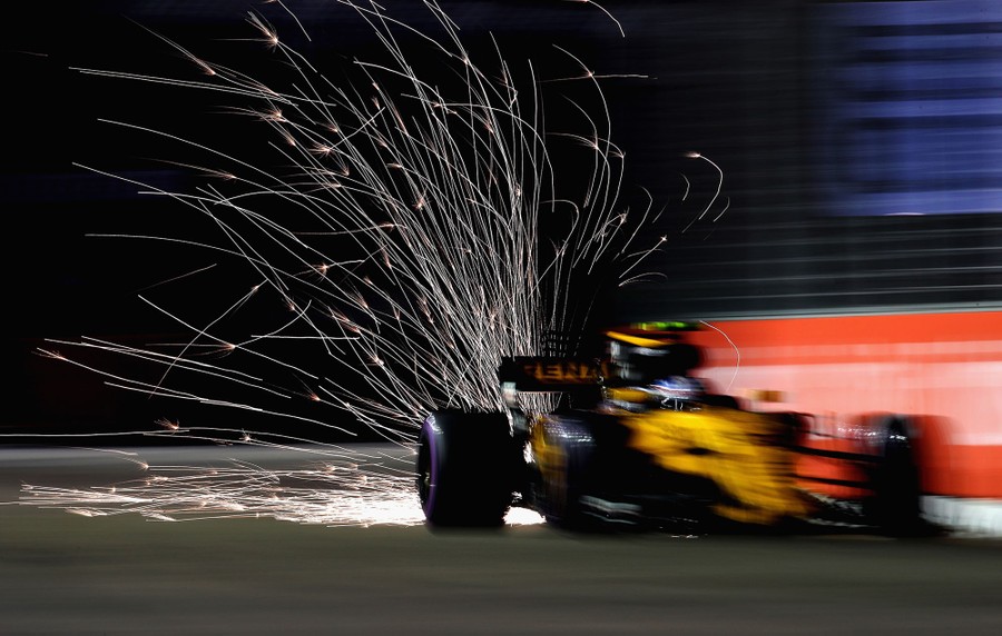 Sparks Fly on F1 Racetracks - The Atlantic