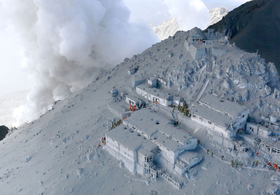 The Eruption of Japan's Mount Ontake - The Atlantic